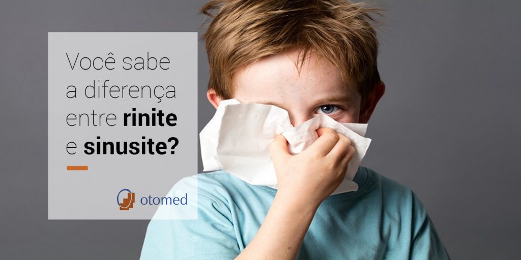 Você sabe a diferença entre rinite e sinusite?